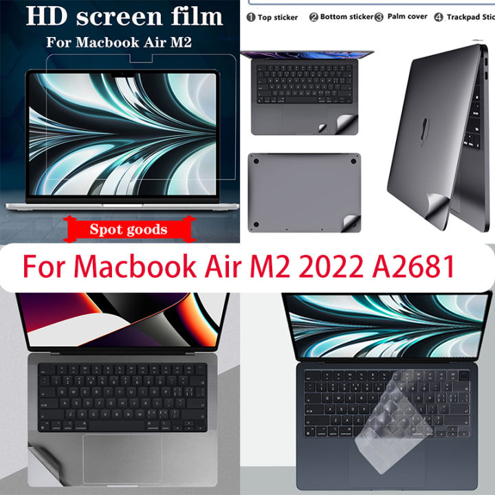 For Newest 2023 Macbook Air 13 15 M2 2022 A2941 keyboard film body ...