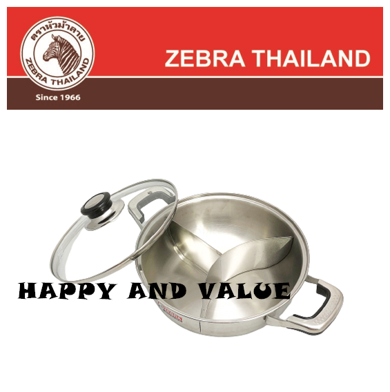 Flash Sales 100% Original Thailand Zebra 26cm Shabu Shabu Pan 3 ...