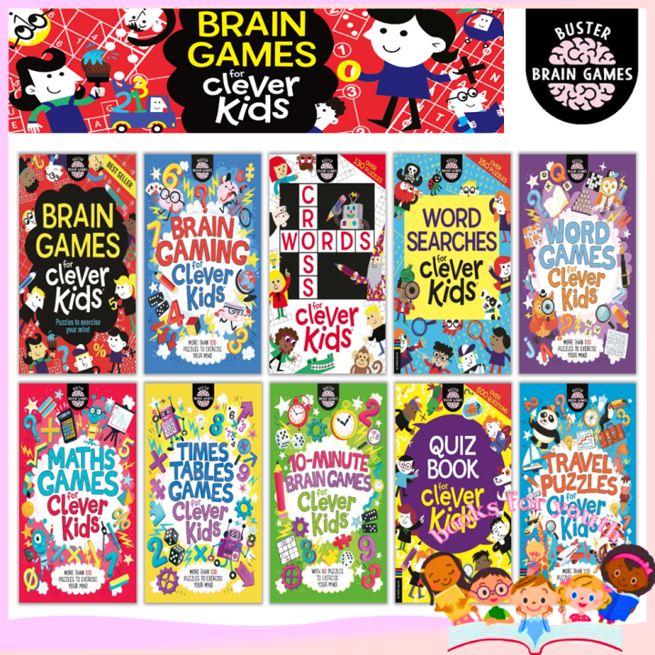 Buster Brain Games for Clever Kids [Activity Book][Paperback] | Lazada PH