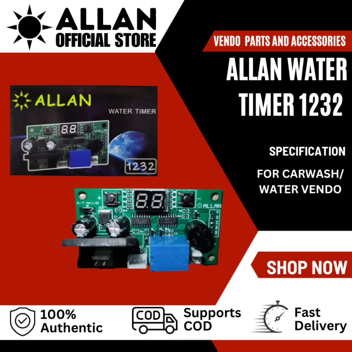 Allan Water Timer 1232 for Automatic Tubig Machine / Vendo / Universal ...