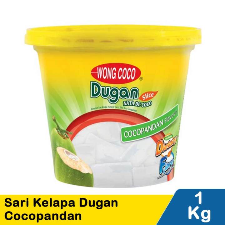 Wong Coco Nata De Coco Dugan Cocopandan 1KG | Lazada Indonesia