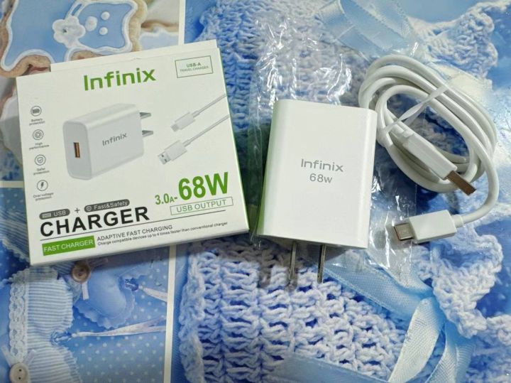 New Infinix charger 68W Type C Super Fast Charging Fast Charge | Lazada PH