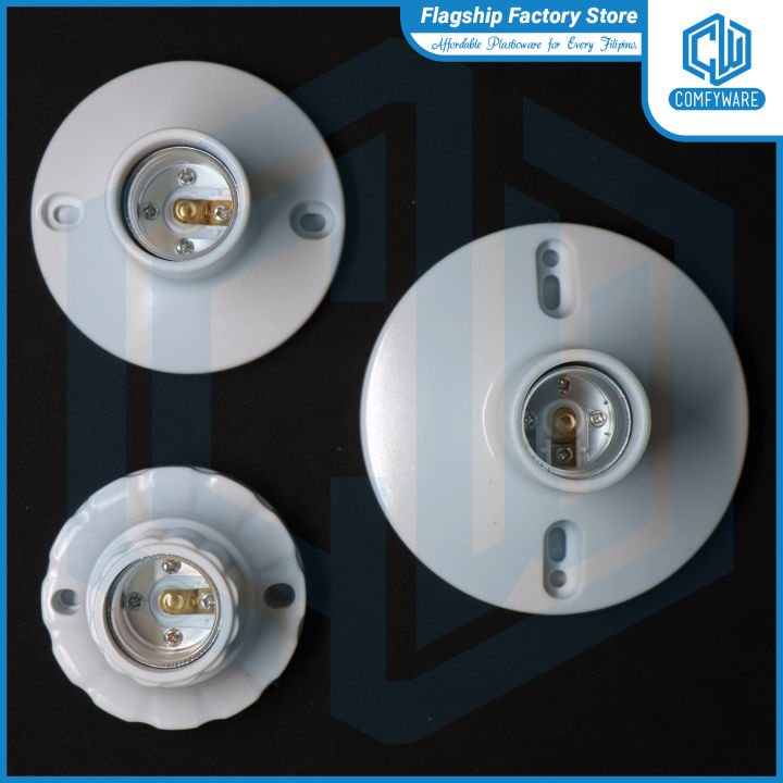 Golden Eagle E27 Ceiling Receptacle Light Bulb Socket Standard Sizes (2 ...