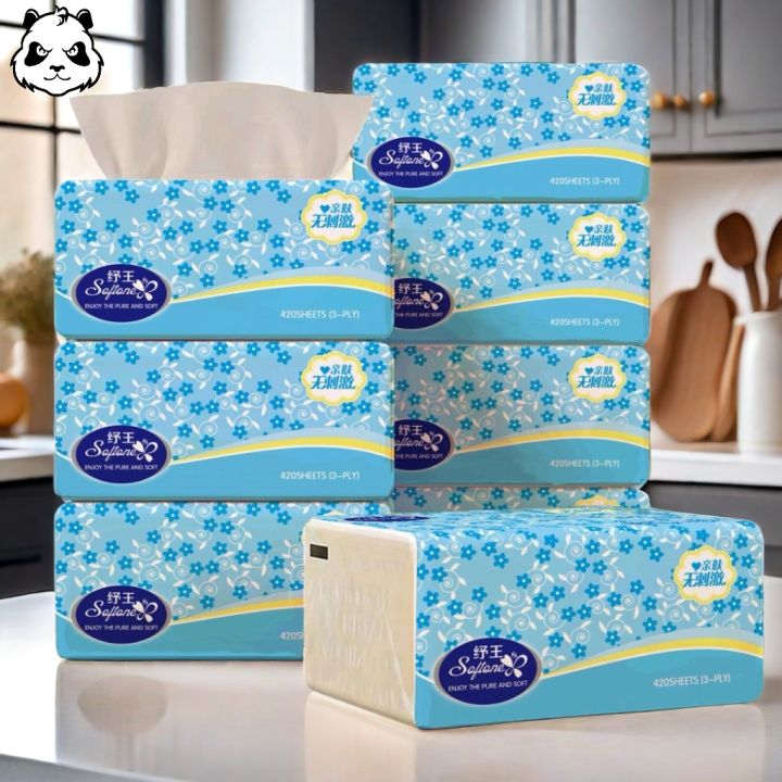 【CRAZY PANDA】Super soft Tissue Paper Towel For Baby sanicare Facial ...