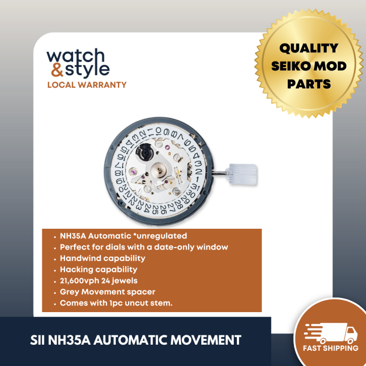 Seiko (TMI) NH35A Automatic Movement | Lazada PH
