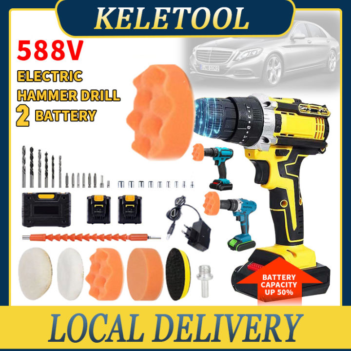 cordless Wax Polish Machine mesin polish kereta Tanpa wayar Cordless ...