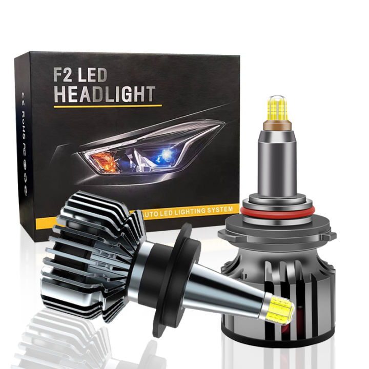 2Pcs LED Car H4 Headlight H7 Bulb H1 LED HB3 9005 HB4 9006 HB3 H3 H11 Canbus Fog Lamp 6000K ...