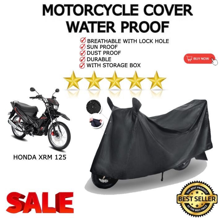 HONDA XRM 125 Waterproof Motorcycle Cover Motor Cover | Lazada PH