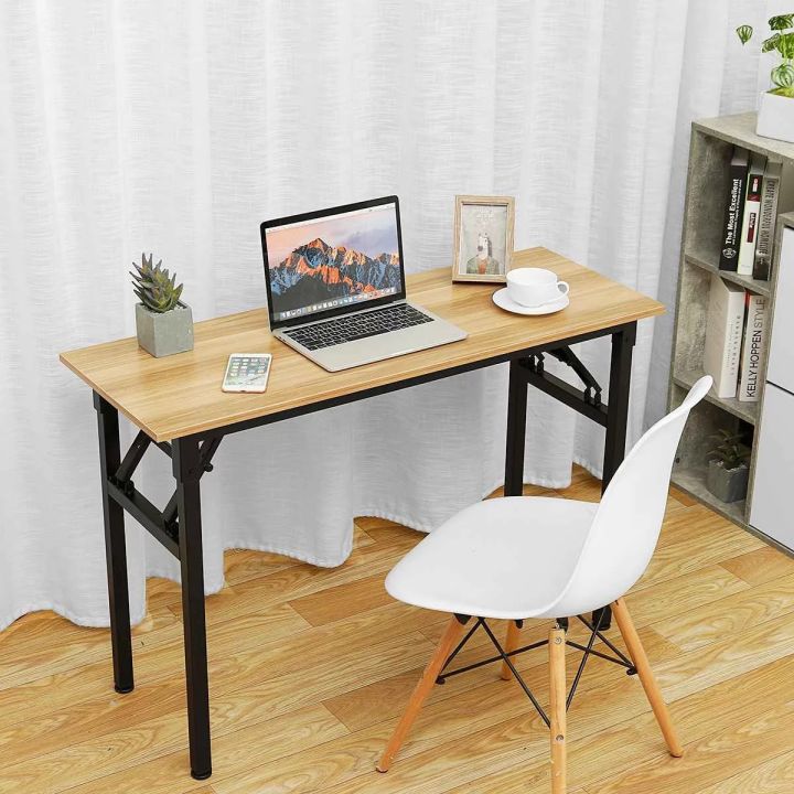 ESTELLE （120cm*40cm*75cm/120cm*60cm*75cm) Foldable table Dining ...