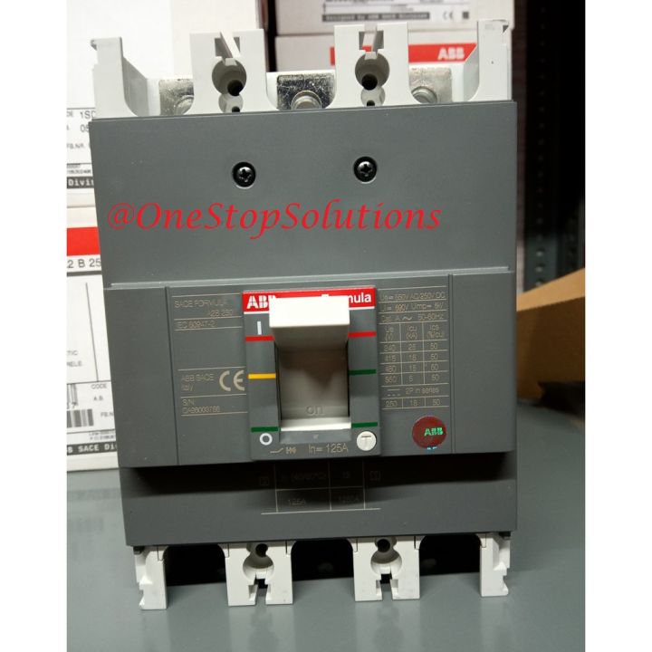 MCCB MCB ABB TYPE A2B-250 3P 250A GENSET PL 160 & 60 KVA CIRCUIT ...