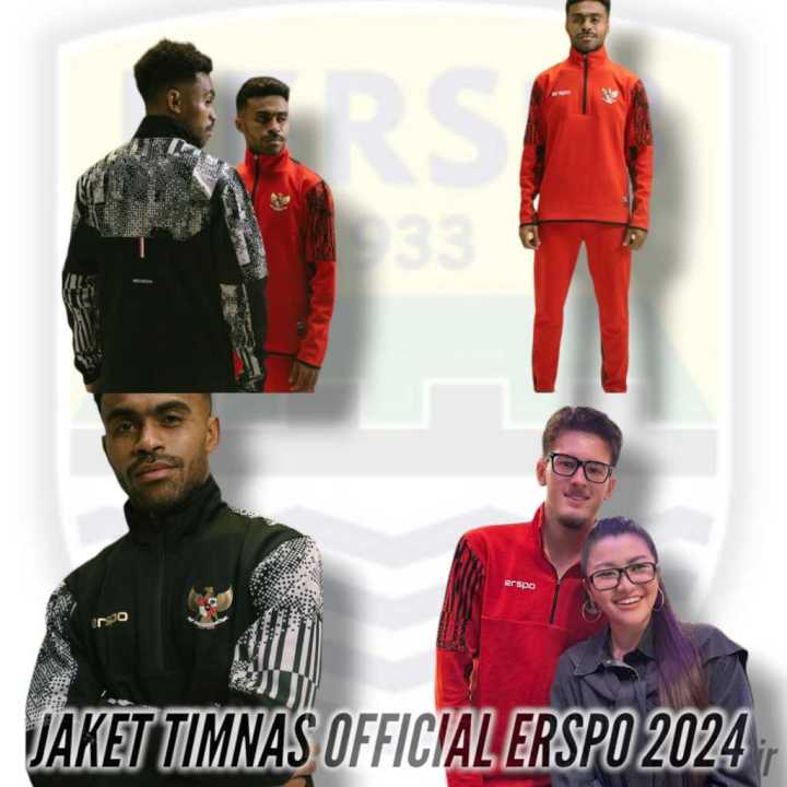 Jaket timnas indonesia erspo 2024 logo timbul | Lazada Indonesia