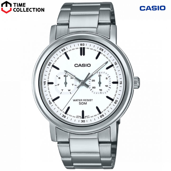 Casio MTP-E335D-7E Analog Stainless Steel Strap Watch For Men | Lazada PH