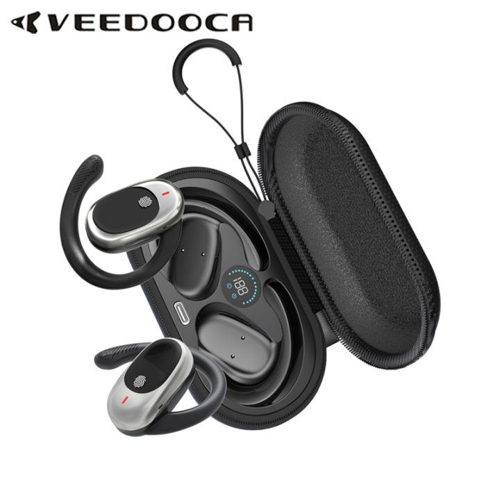 VEEDOOCA JM10 Wireless Earbuds Open-Ear Headphones With Rotatable Ear ...