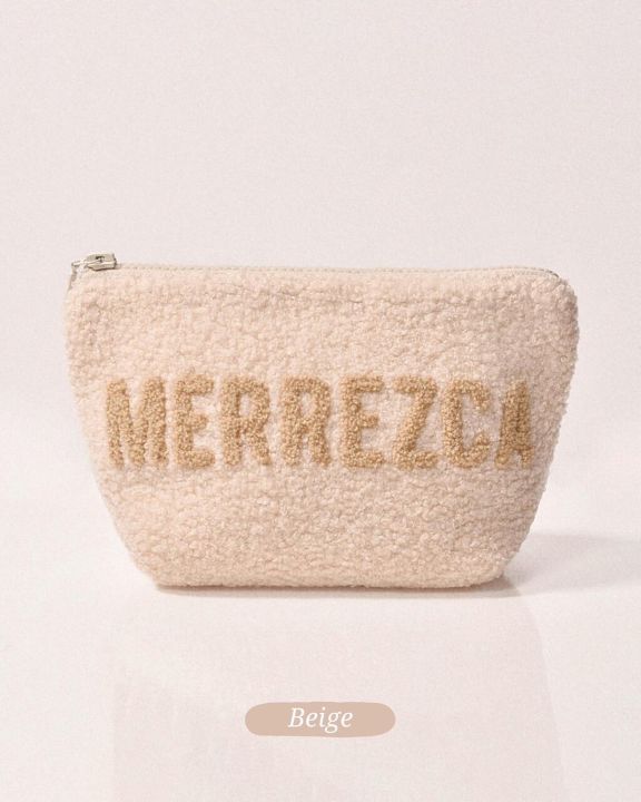 Merrezca Terry Cosmetic Bag กระเป๋าใส่เครื่องสำอางค์ ใบใหญ่ใส่ของได้ ...