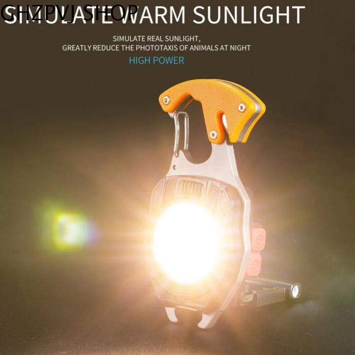 GHZPVJ with Lighter Keychain Lamp USB Rechargeable Screwdriver Work ...