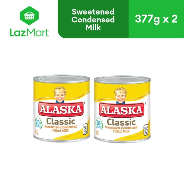 Alaska Sweetened Condensed Filled Milk 377g - Pack of 2 | Lazada PH