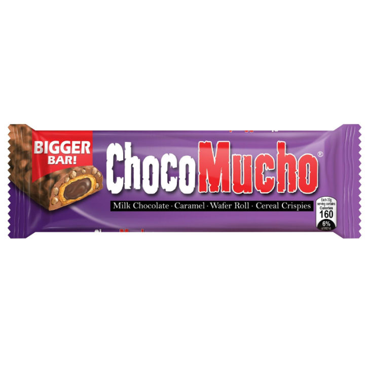 Choco Mucho Milk Chocolate Caramel Wafer Roll Cereal Crispies 30g ...