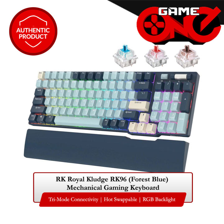 RK Royal Kludge RK96 RGB Limited Edition Tri-Mode Hot-Swappable ...