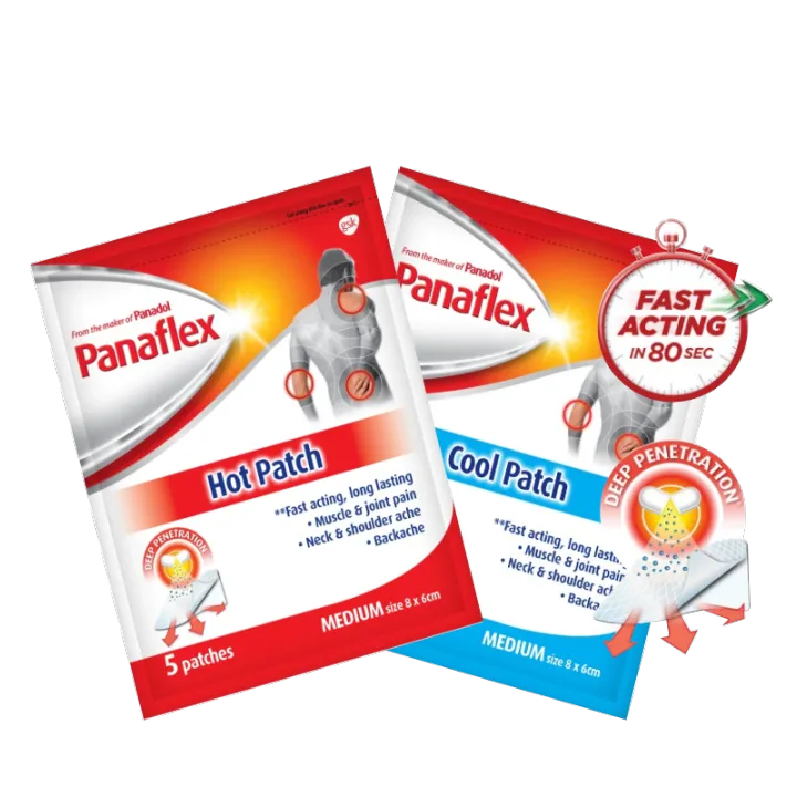 Panadol Panaflex (Hot patch/Cold Patch) 5 Patches/Pack | Lazada