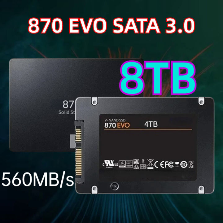 New 8TB 870 EVO 1TB 2TB Internal Solid State Drive Hard Disk SSD 2.5 ...