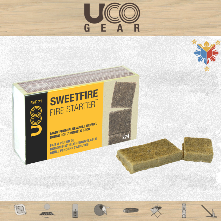 UCO Gear Sweetfire Firestarter Bio-Fuel Tabs - Pack of 24 | Lazada PH