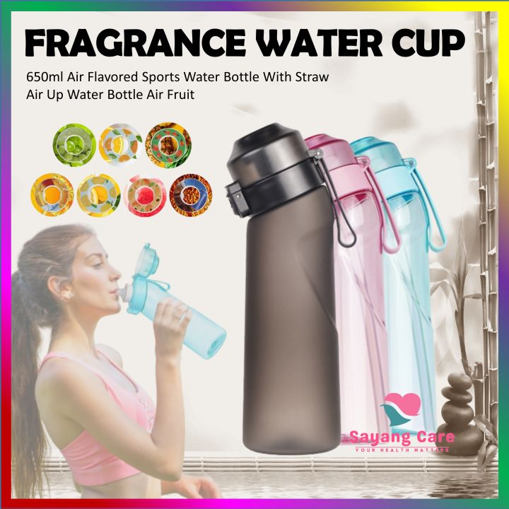 [FREE FLAVOUR] Fragrance Water Bottle 650ml With Hook String Direct ...