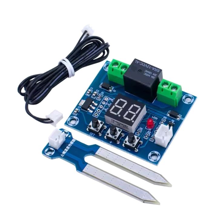 [jusumall]Digital 12V Soil Humidity Sensor Controller with Real-Time ...