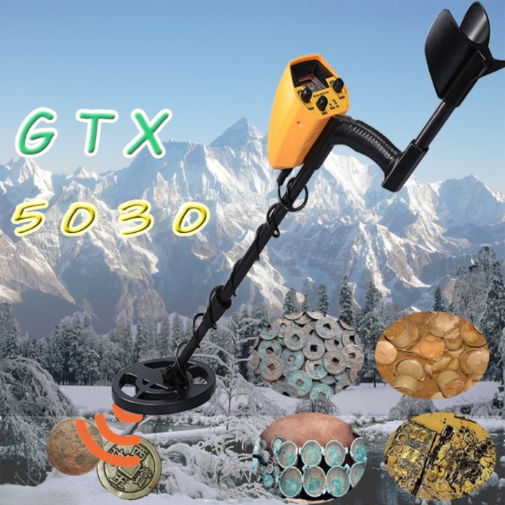 GTX-5030 Metal Detector Underground Treasure Hunting Handheld Gold ...