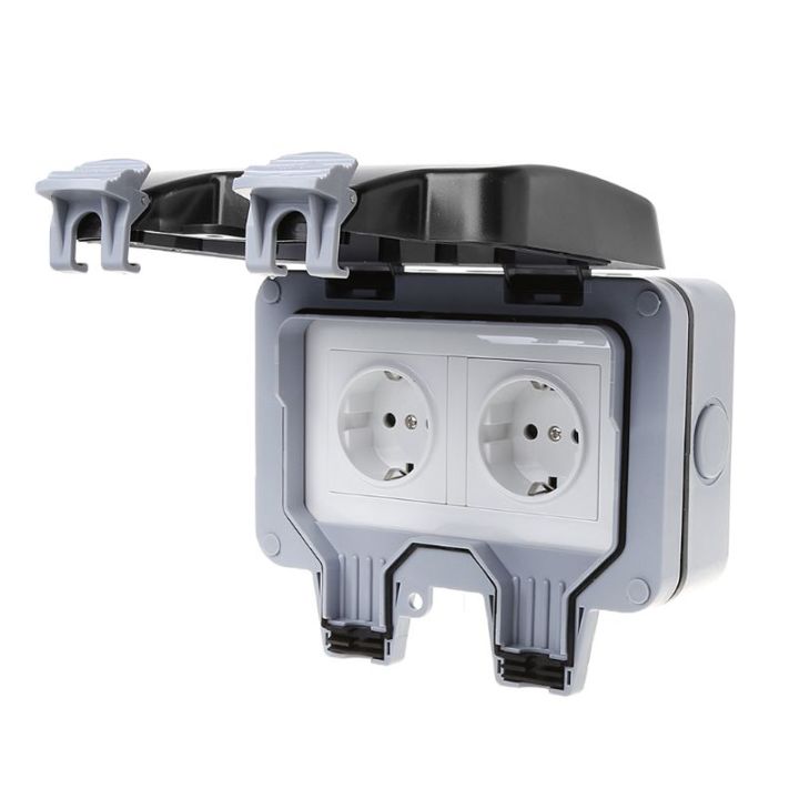 Ip66 Waterproof Outdoor Wall Switch Power Socket 13a Eu Standard ...