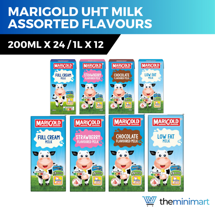 Marigold UHT Milk Assorted Flavours | Lazada Singapore