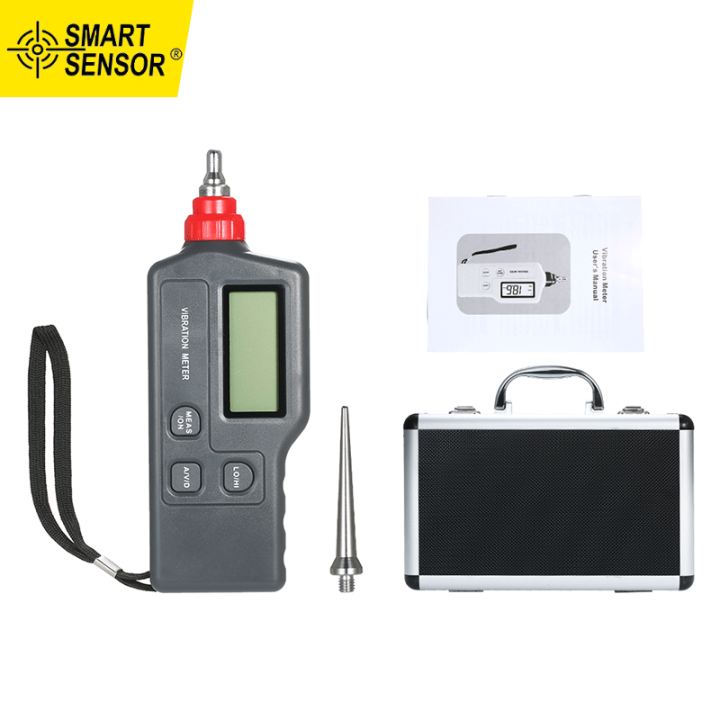 Smart Sensor Portable Digital Vibration Meter with LCD Screen Vibration ...