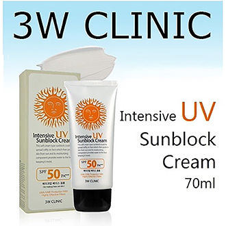 Ultimate Sun Defense - 3W CLINIC Intensive UV Sunblock Cream SPF50+ PA ...
