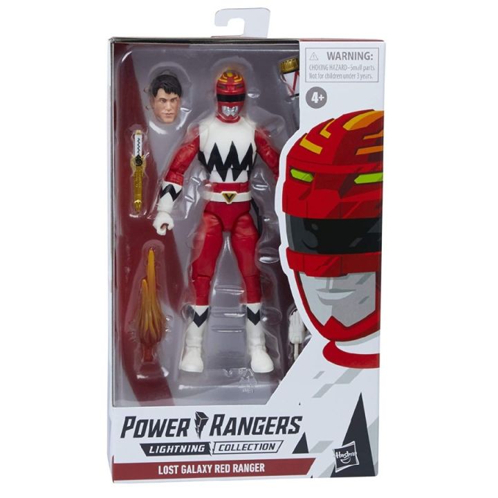 Power Rangers Lightning Collection Lost Galaxy Red Ranger Figure mainan ...