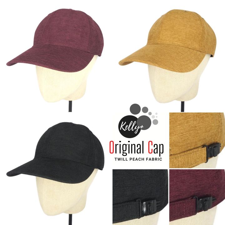 หมวกแก๊ป Kelly Original Cap Twill Peach Slub ปรับไซส์ได้ 57-61 cm.( Set ...