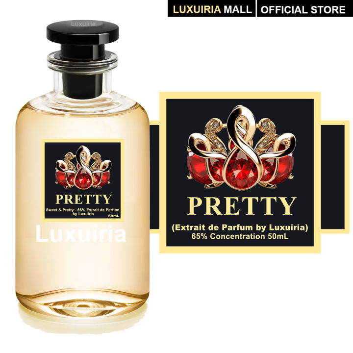 Luxuiria Pretty Extrait de Parfum 65% Concentration 24hrs+ Long Lasting ...