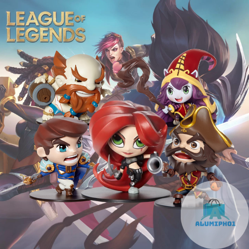 RIOTLeague of Legends Mini Chibi Figurines: Perfect for Gaming ...