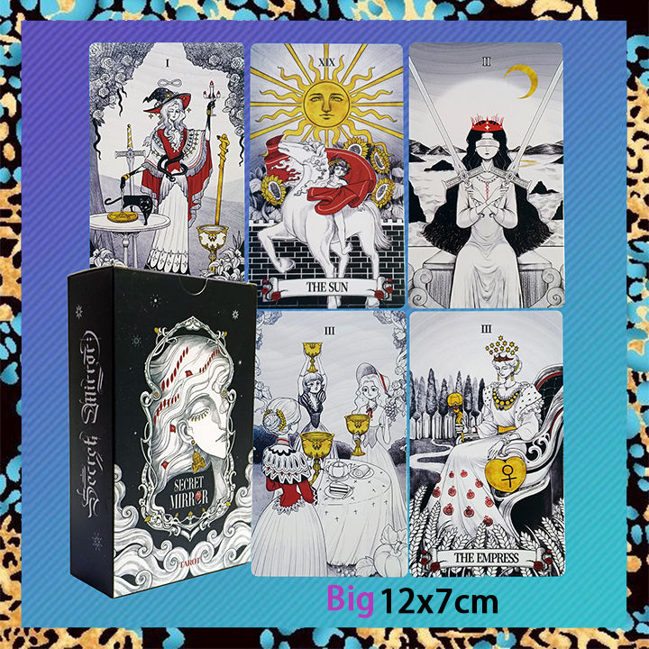 Secret Mirror ไพ่ทาโร่กระจกลับ ไพ่ทาโรต์ | ขนาดใหญ่มาตรฐาน12X7ซม. ...