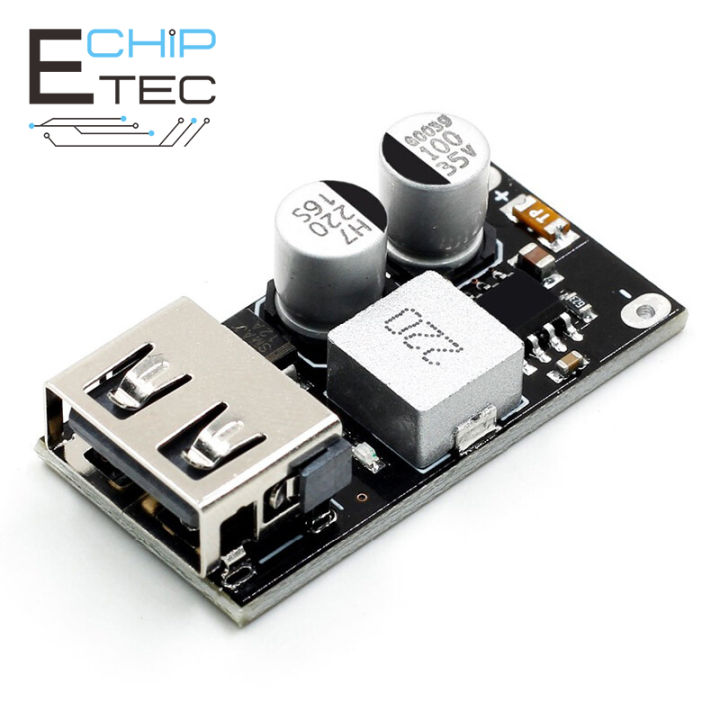 DC-DC USB QC3.0 2.0 Mô Đun Bước Xuống Chuyển Đổi Sạc 6-32V 9V 12V 24V ...