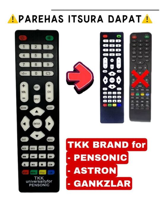 ASTRON LED TV REPLACEMENT REMOTE CONTROLLER MODEL 2259/2459 | Lazada PH