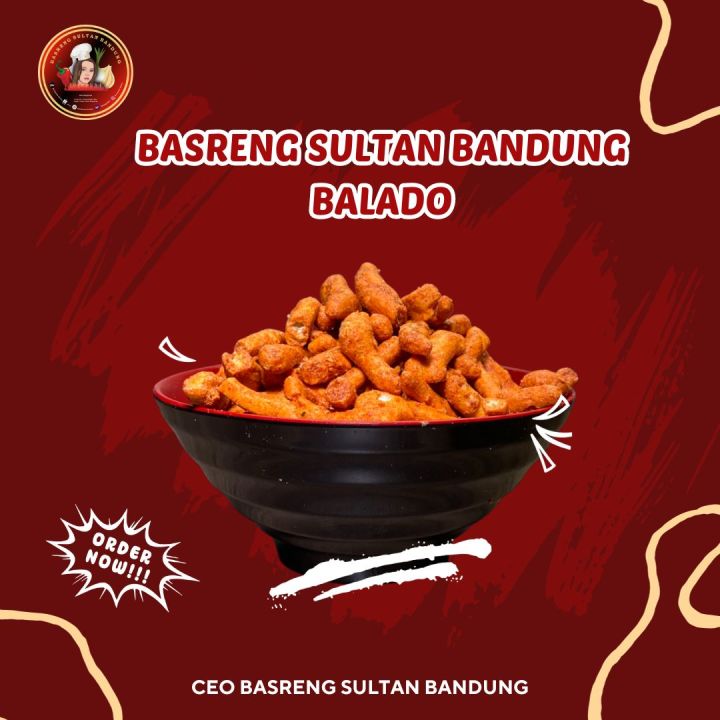 150gr - Basreng Sultan Bandung Pedas Balado | Lazada Indonesia