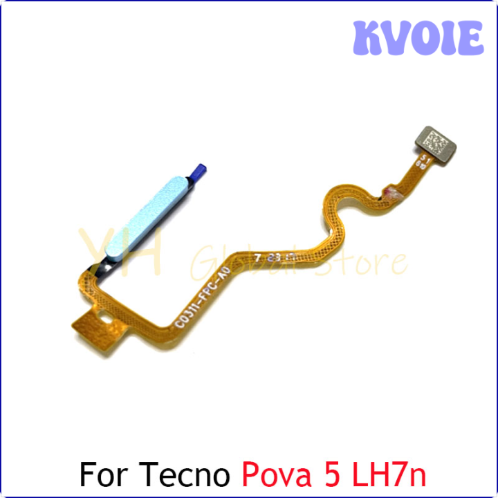 KVOIE For Tecno Pova 3 4 5 LF7n LG7n LH7n Fingerprint Reader Touch ID ...