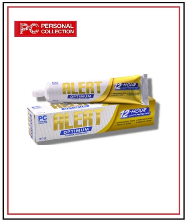 ALERT FLUORIDE TOOTHPASTE 160 G Personal Collection | Lazada PH