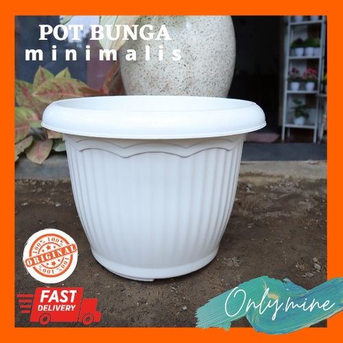 Pot Bunga Plastik Besar 30 dan 35 cm - Pot Tanaman Hidup | Lazada Indonesia