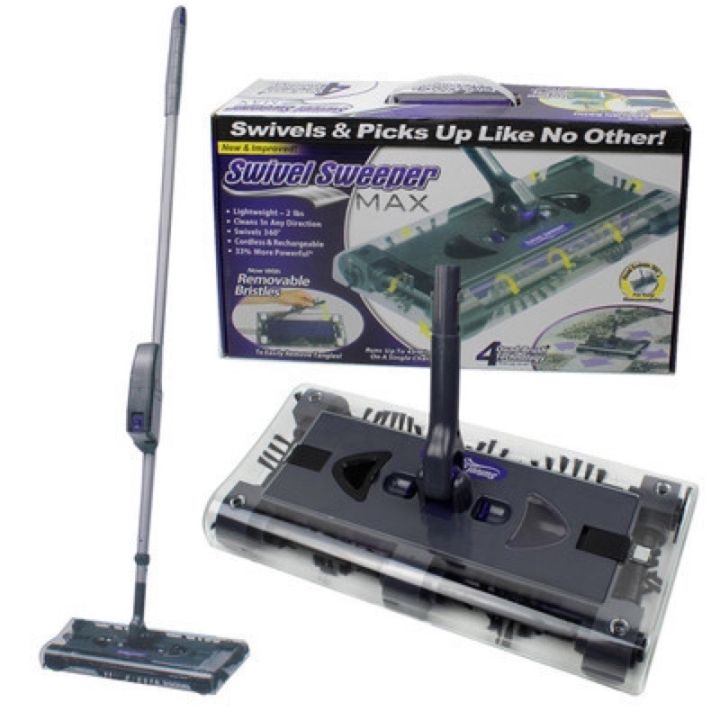 ไม้กวาดไฟฟ้า ไม้กวาดไฟฟ้าไร้สาย ไม้กวาดอัจฉริยะ รุ่น Swivel Sweeper Max ...
