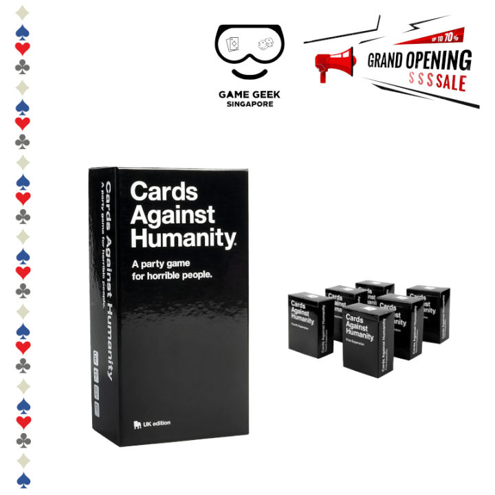[Singapore STOCK] Cards Against Humanity Card Game Party Game Expansion ...