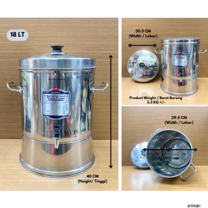 Water Filter 18 Litre Water Dispenser Stainless Steel Cooler Barrel Tea ...