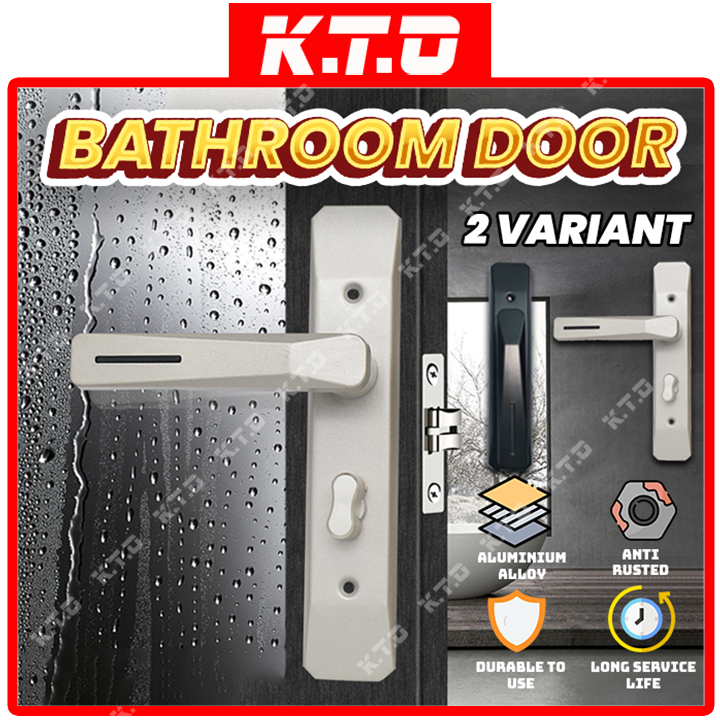 Bathroom Door Lock 2 Lever Universal Handle Bolt Lock for Toilet ...