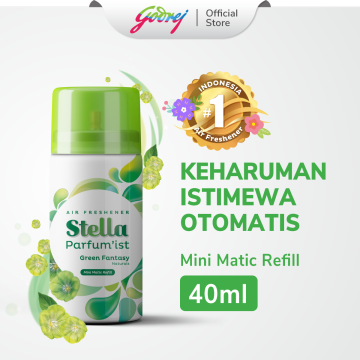 Stella Mini Matic Refill Green Fantasy 40ml - Automatic Air Freshener ...