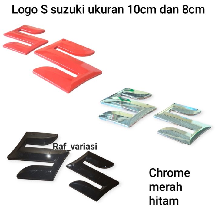 Emblem Logo Mobil suzuki ertiga apv karimun aerio / Logo S suzuki ...