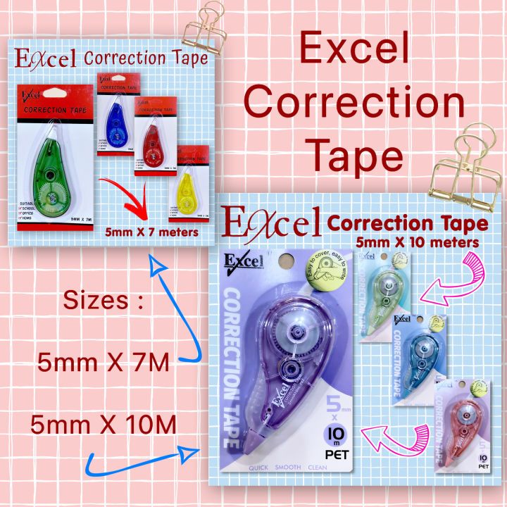 Excel Correction Tape | Lazada PH